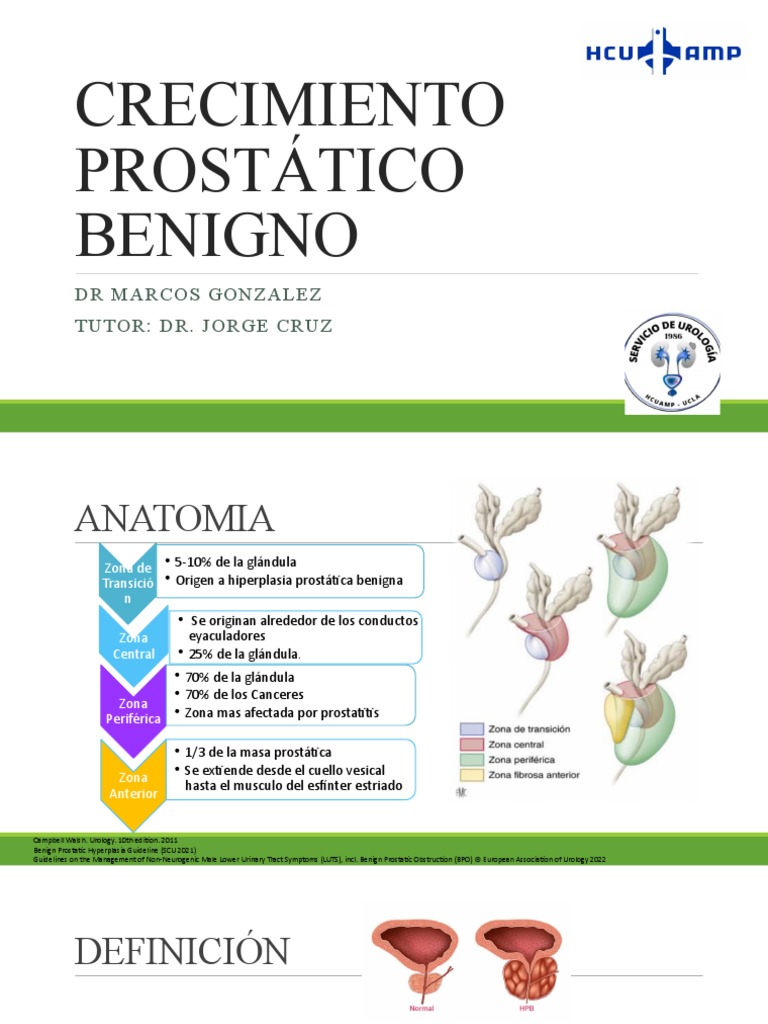 Crecimiento Prostatico Benigno | PDF | Antígeno específico de la ...