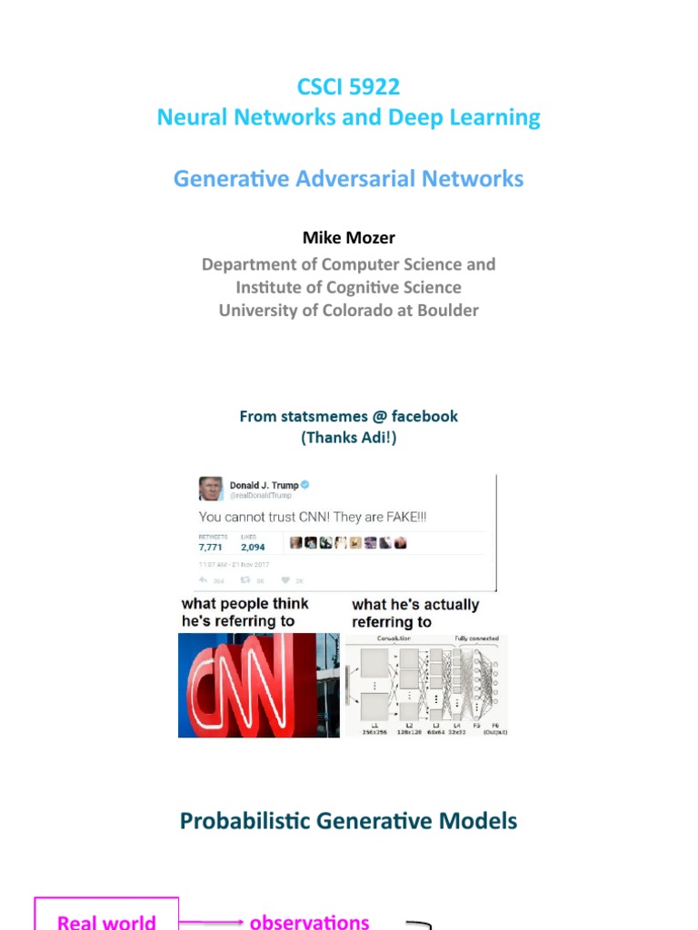 CSCI 5922 Neural Networks and Deep Learning | PDF | Emerging Technologies | Artificial Intelligence