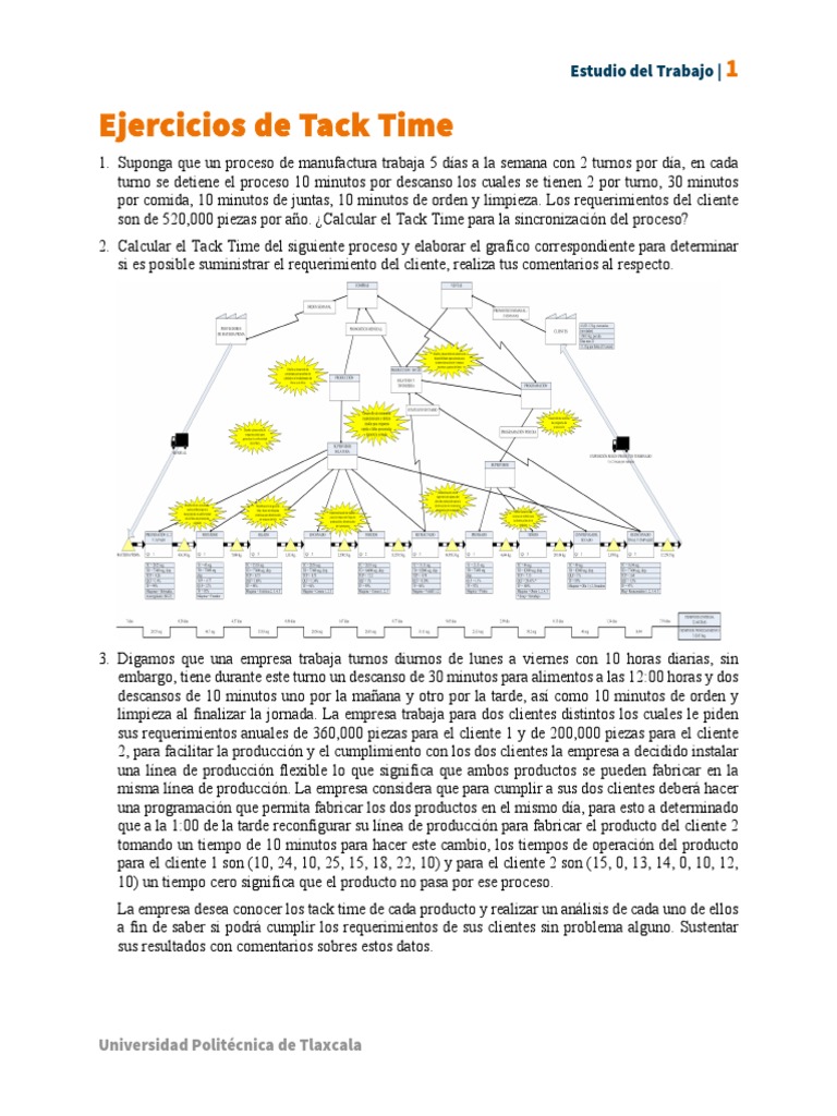 Ejercicios Tack Time | PDF | Tecnología