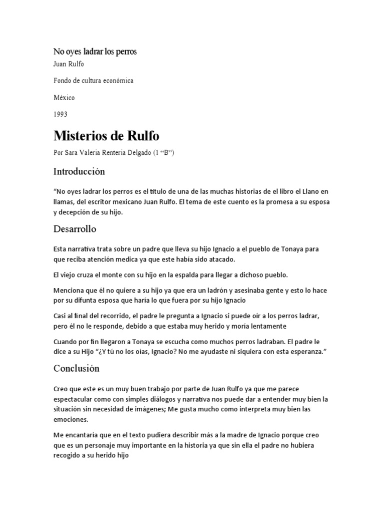 No Oyes Ladrar A Los Perros | PDF | Novela negra, policíaca y suspenso