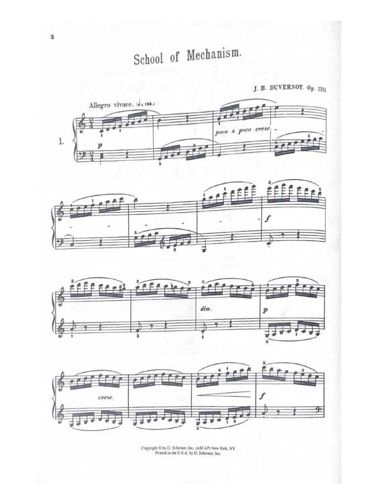 Duvernoy no. 1 | PDF