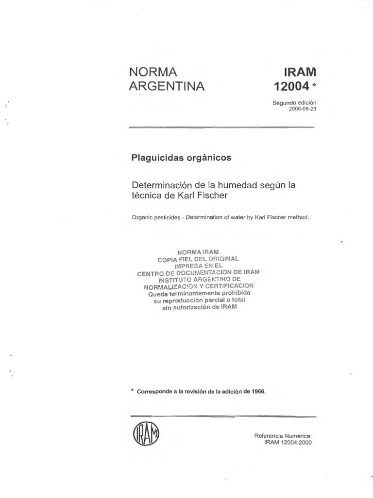 Norma Iram 12004 - 1 | PDF