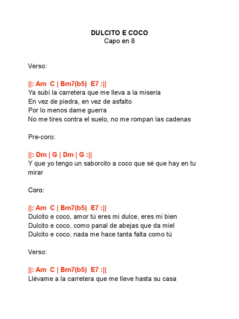 Dulcito e Coco | PDF