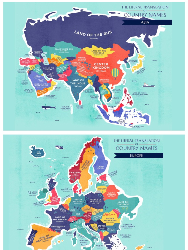 The Literal Translation of Country Names | PDF