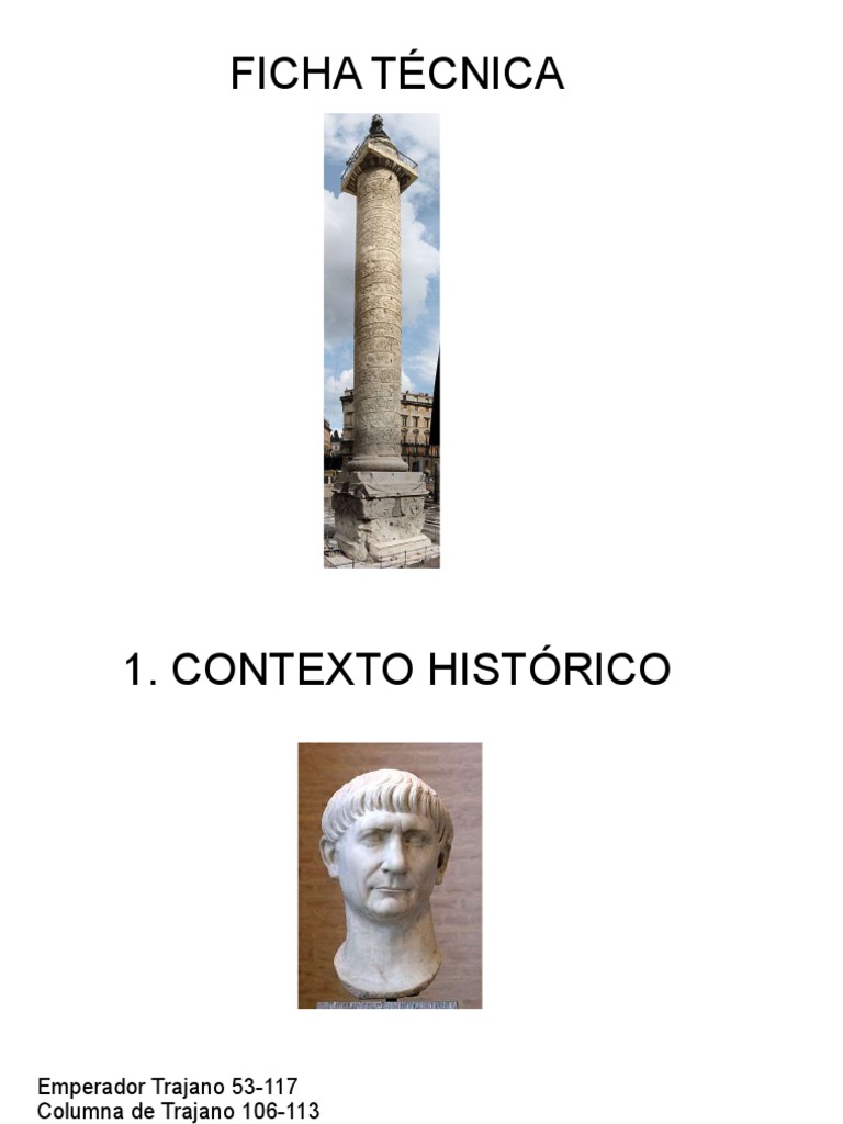 Historia y características de la Columna de Trajano | PDF