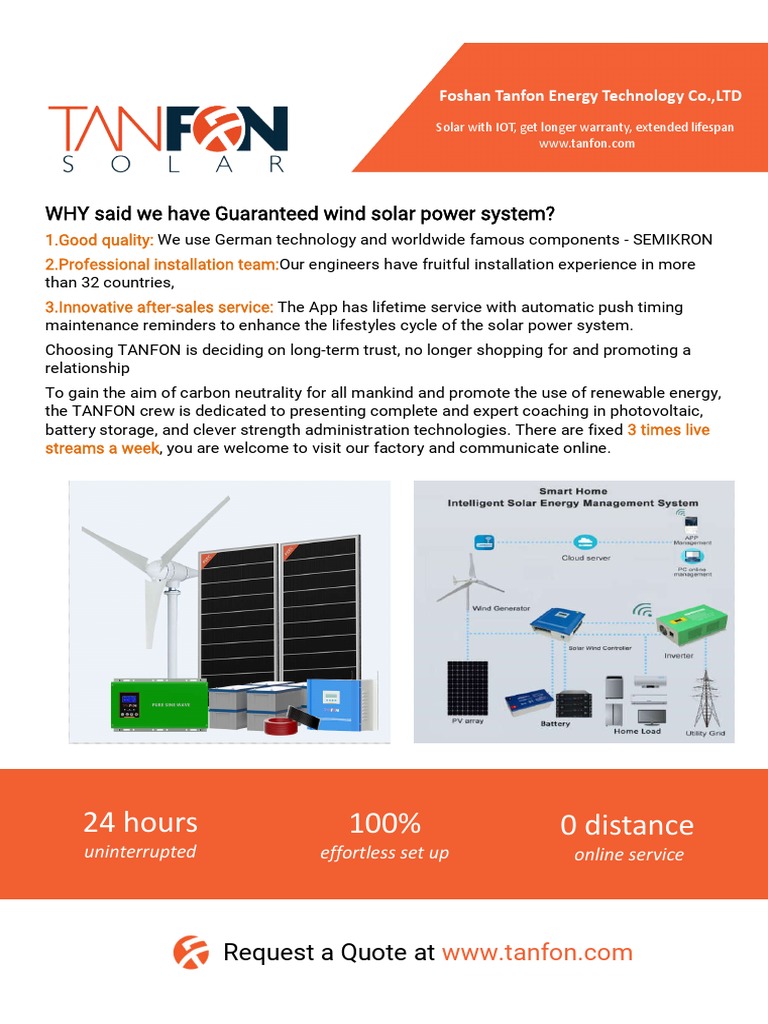 Tanfon WSH 1kw Wind Solar Hybrid System 230111 133205 | PDF | Solar ...
