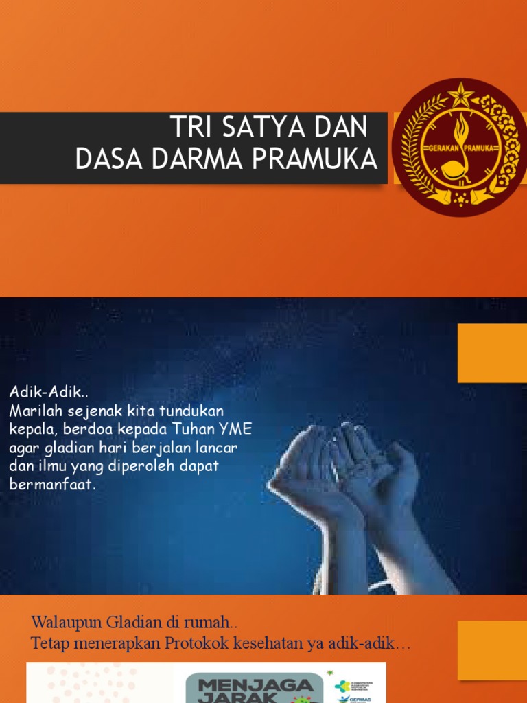 Penerapan Tri Satya dan Dasa Dharma Pramuka | PDF | Pengembangan Diri