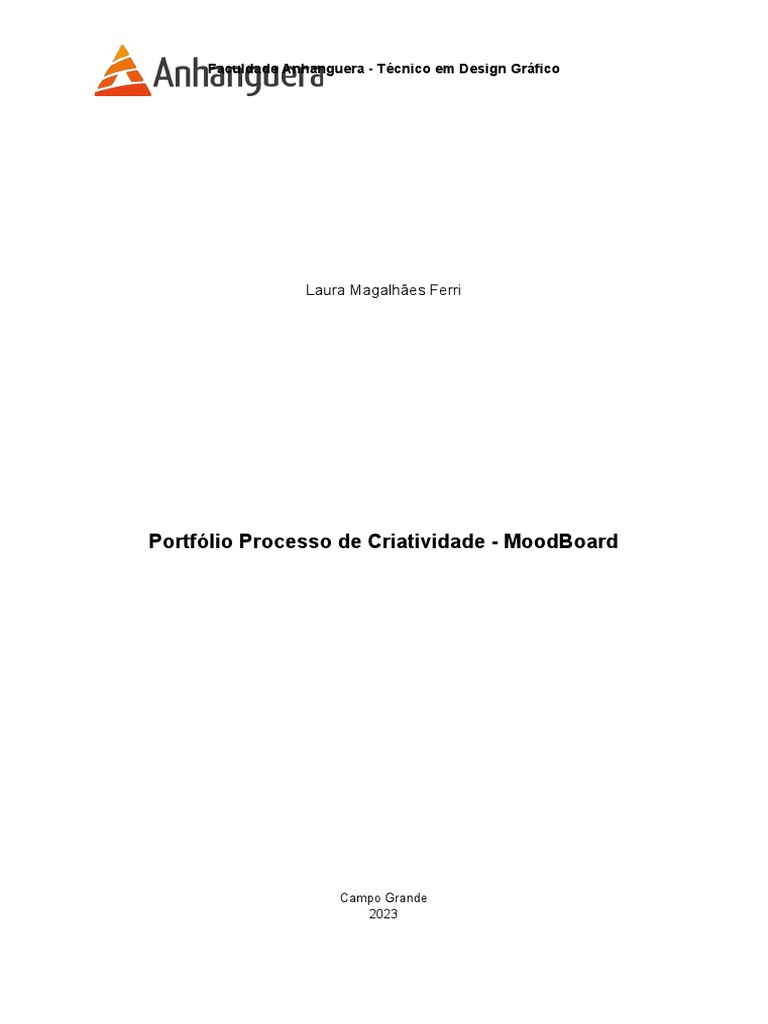 Portolio Laura Processo de Criatividade | PDF | Debate | Criatividade Portolio Laura Processo de Criatividade | PDF | Debate | Criatividade