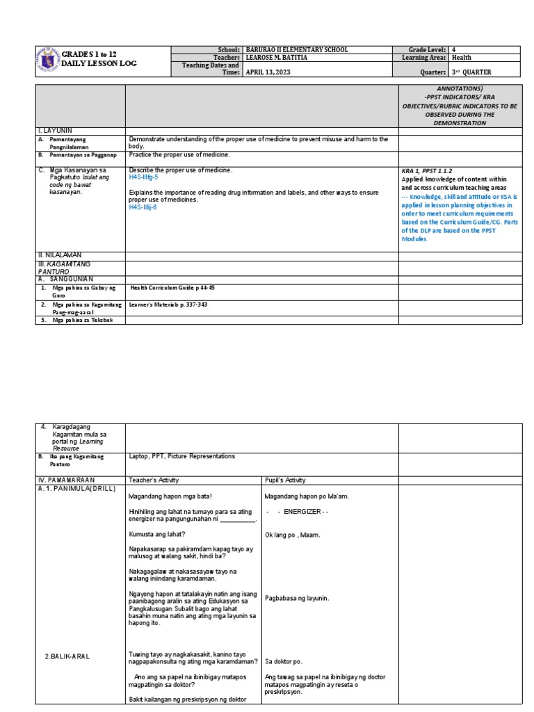 Third Quarter COT Health | PDF