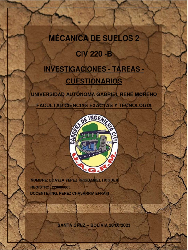 Libro Suelos 2 Loayza Yepez | PDF | Fundación (Ingeniería) | Suelo