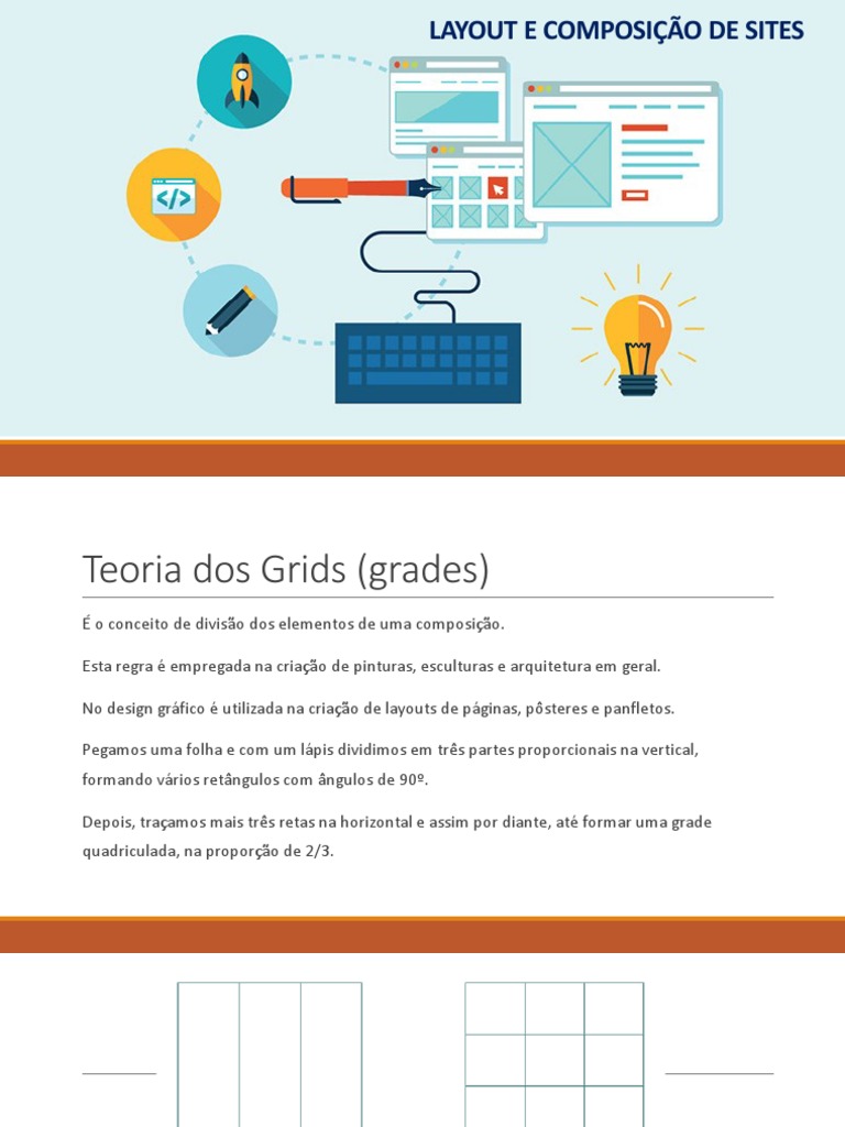 Layout e Grid no Design de Sites | PDF | Simetria