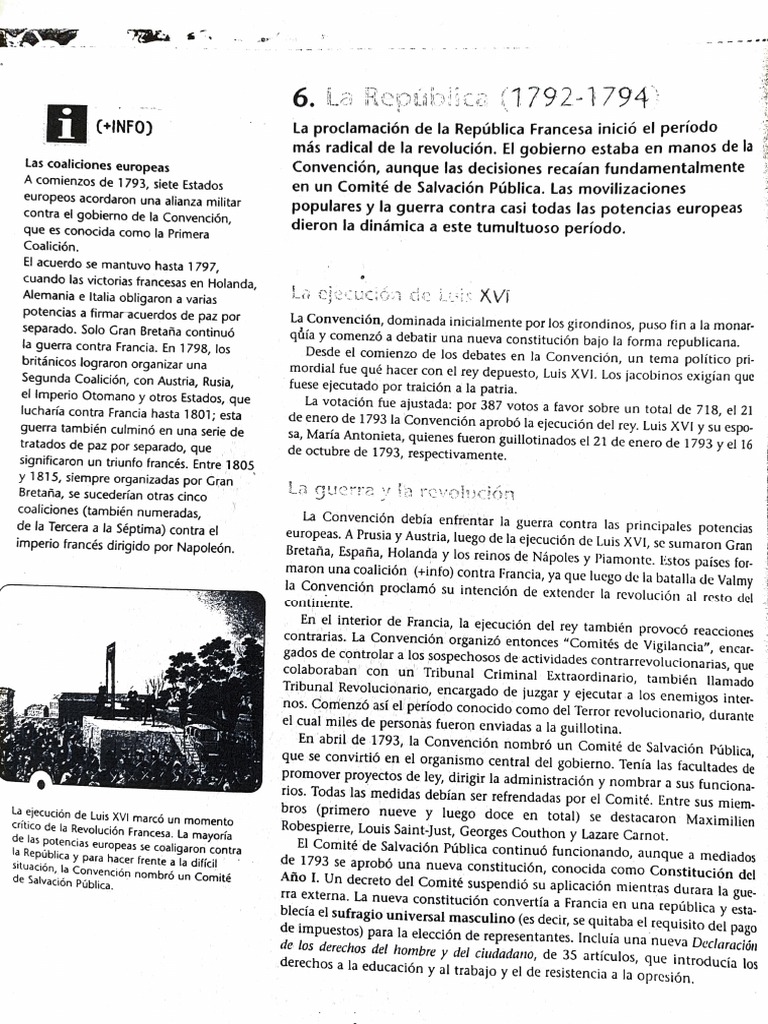 Historia | PDF | Reino del terror | revolución Francesa
