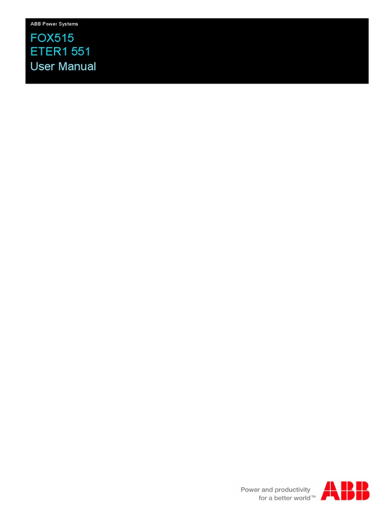 1KHW002077 Abb Eter1 R2 Ug | PDF | Computer Network | Router (Computing)