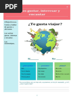 EJERCICIOS Verbos Impersonales Gustar Encantar Fascinar Doler | PDF