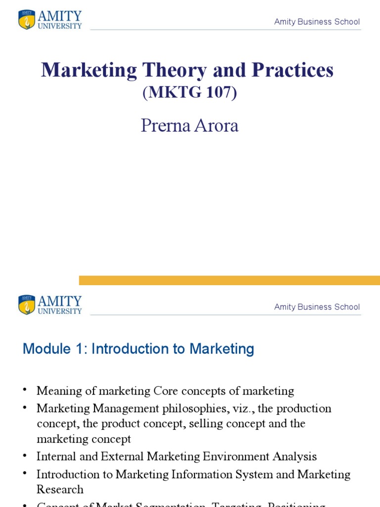 MKTG 107 Module 1 | PDF | Marketing | Market Segmentation