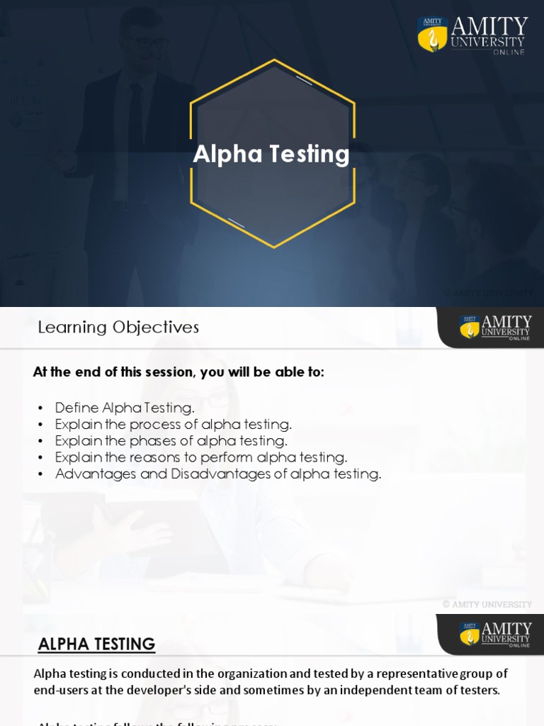 Alpha Testing Module 3 Online | PDF | Software Testing | Software ... Alpha Testing Module 3 Online | PDF | Software Testing | Software ...