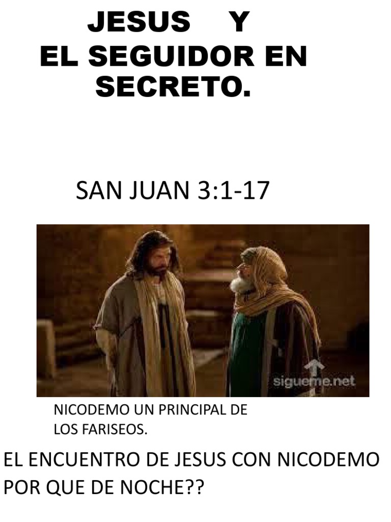 Jesus y Nicodemo | Descargar gratis PDF | Jesús | espíritu Santo