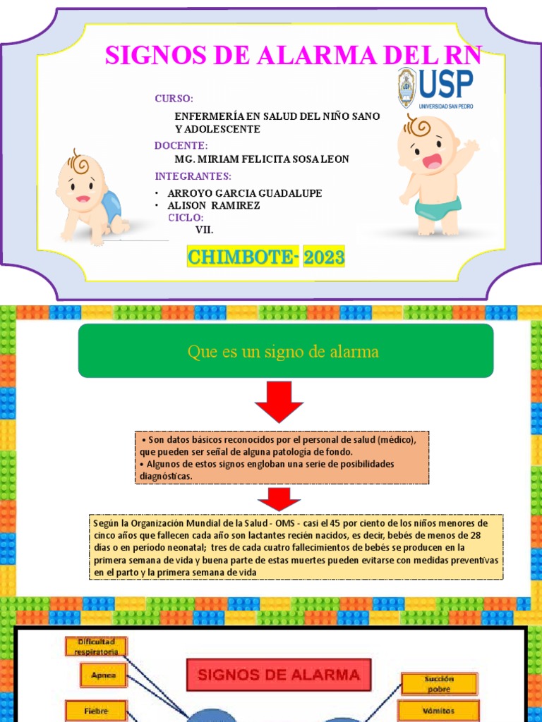 SIGNOS DE ALARMA DEL RN TERMINADO | PDF | Heces | Medicina CLINICA
