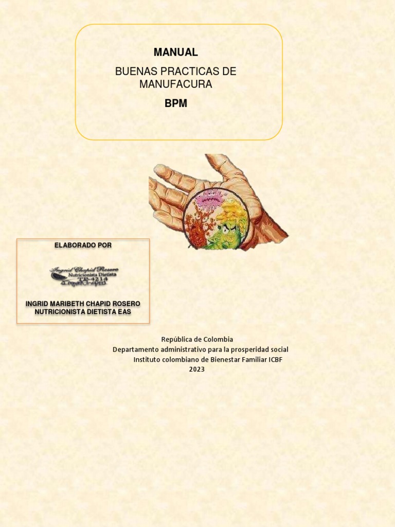 Manual BPM 2023 | PDF | Alimentos | Calidad (comercial)