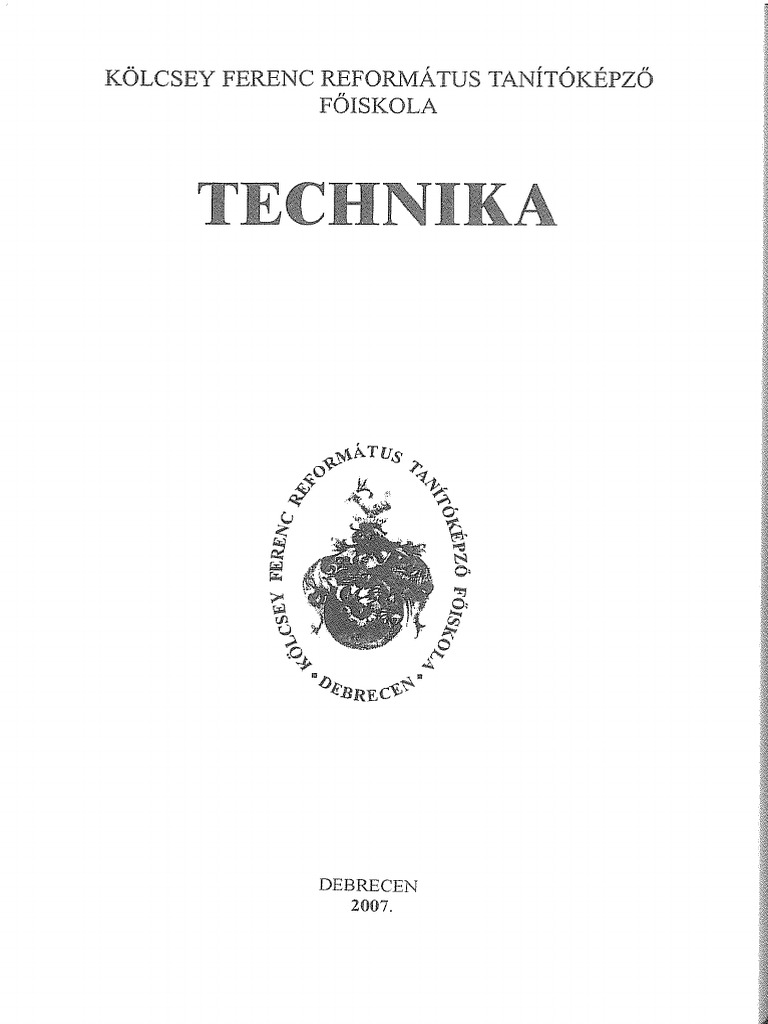 Technika jegyzet DRHE | PDF