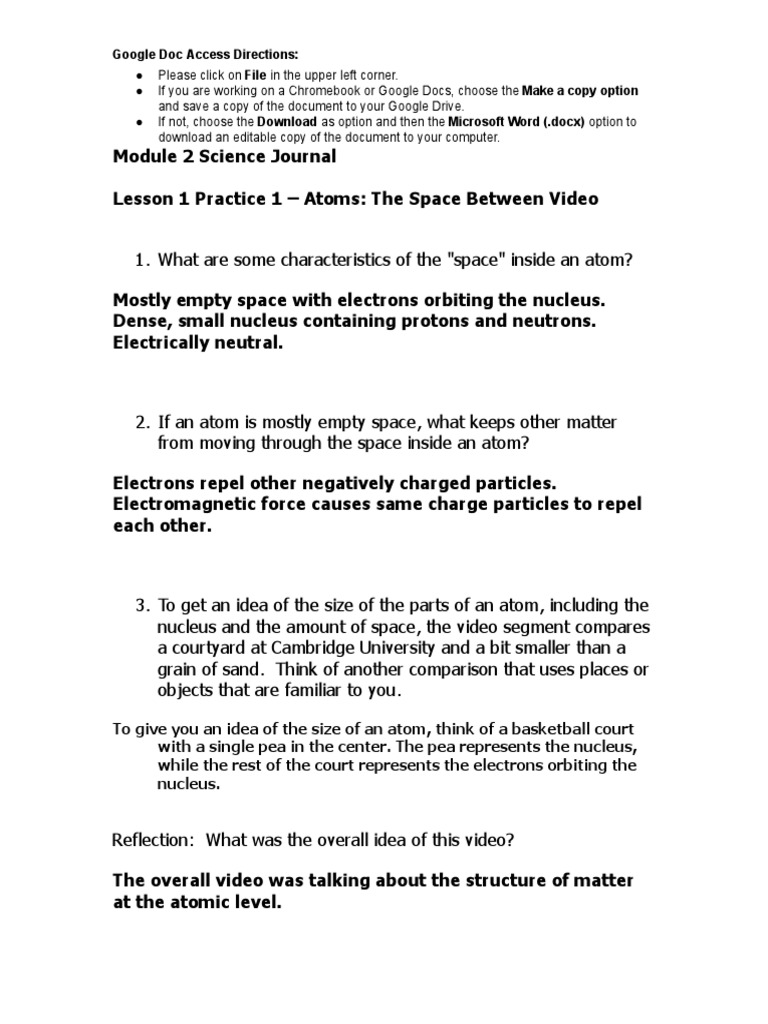 Module 2 Science Journal Guide | PDF | Emission Spectrum | Energy Level