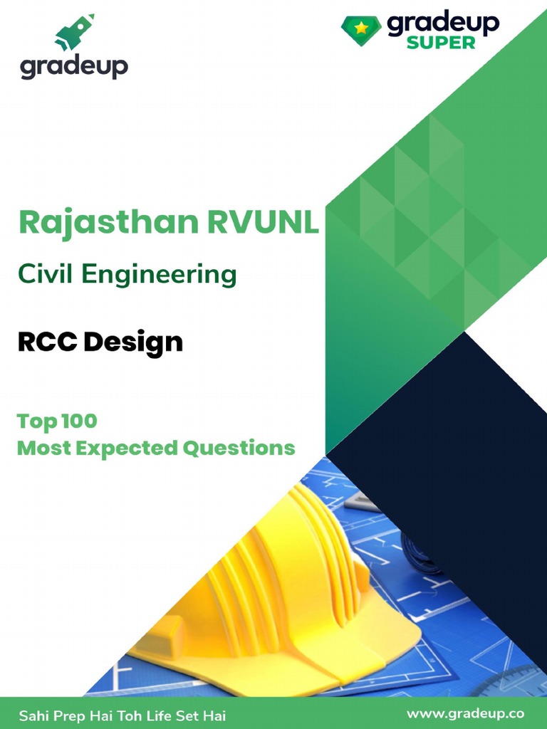 RCC 100 Important Questions 39 | PDF | Beam (Structure) | Strength Of Materials