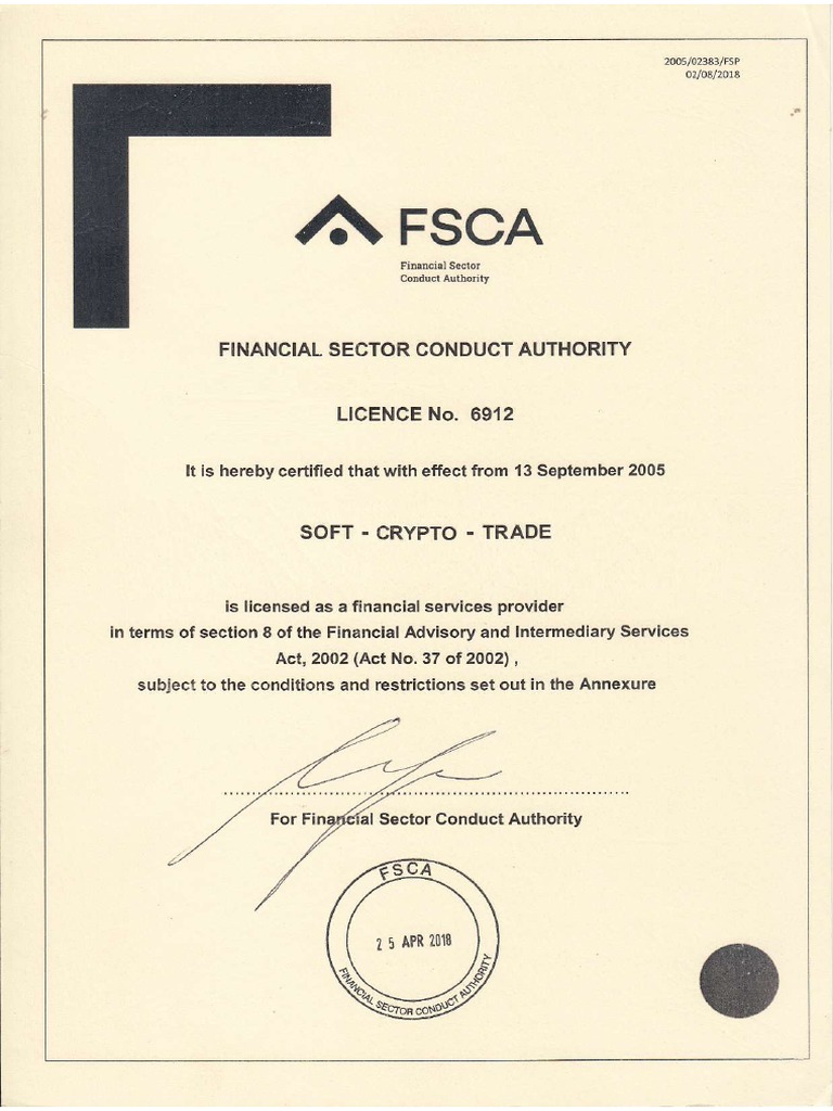 Fsca Certification | PDF