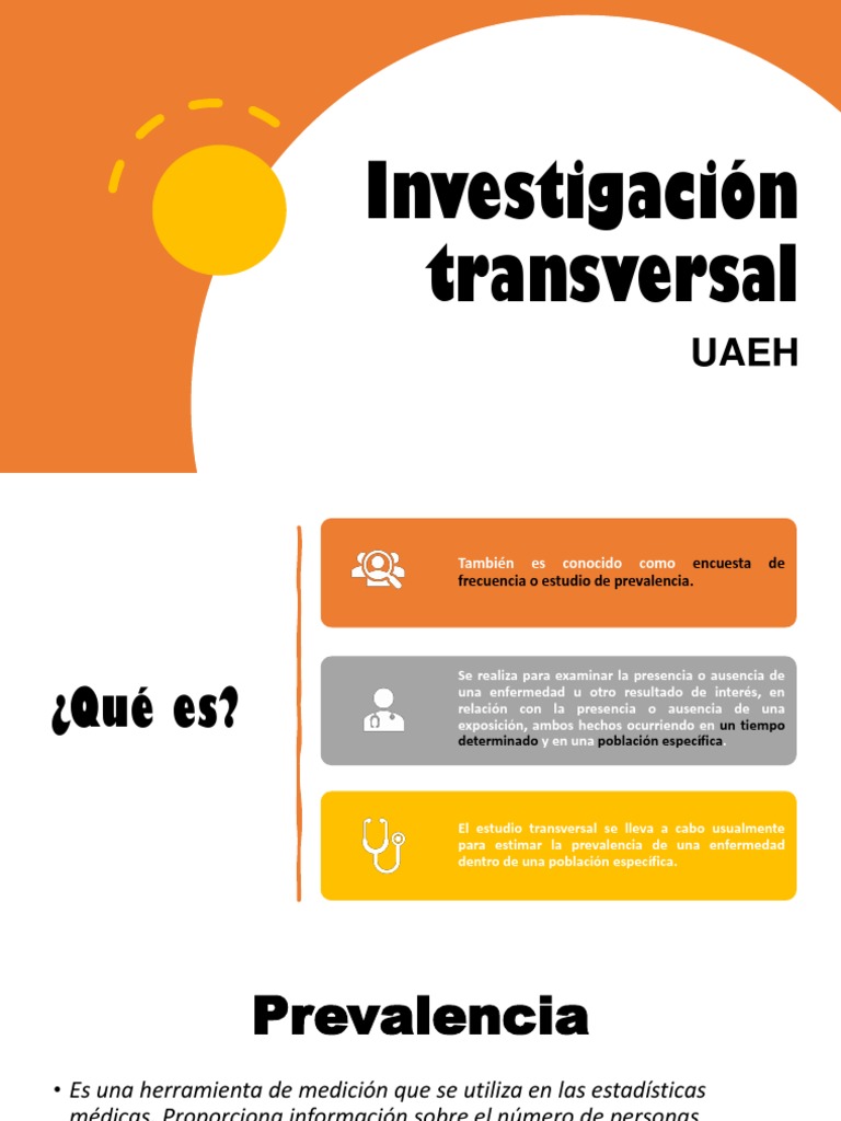 Investigacion Transversal | PDF | Muestreo (Estadísticas) | Science