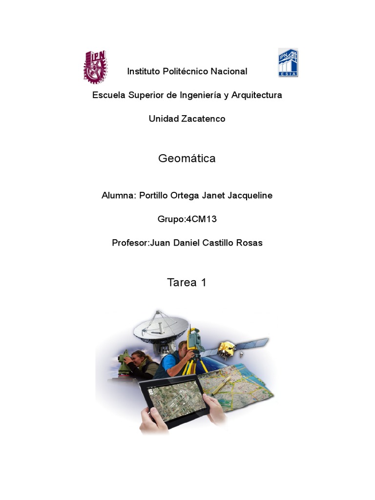 Conceptos Generales de Geomatica | PDF | Geomática | Geodesia
