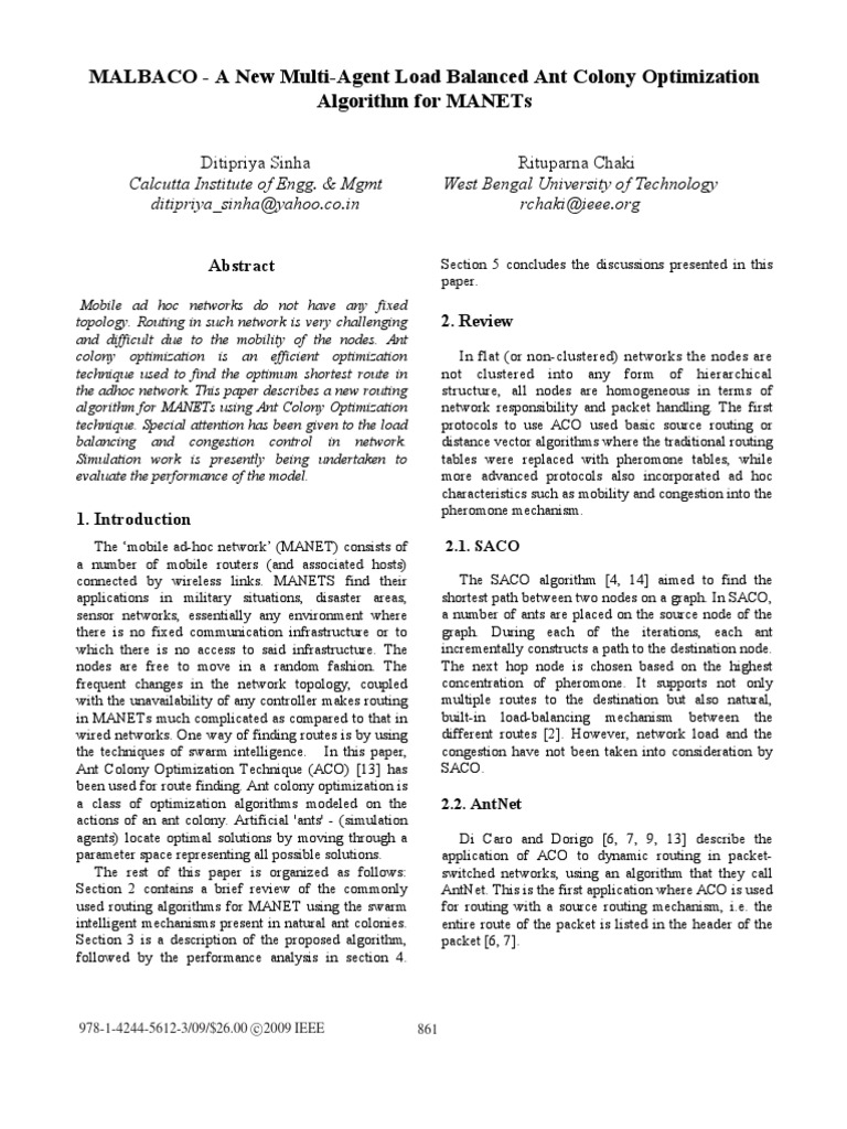 Malbaco | PDF | Routing | Wireless Ad Hoc Network