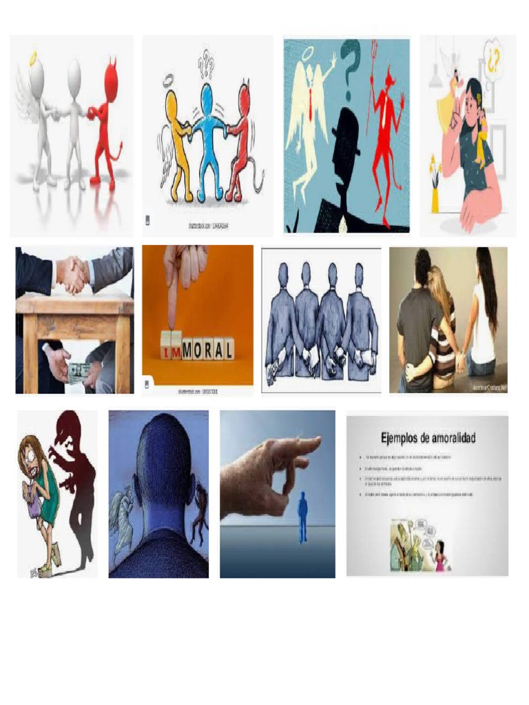 12 Imagenes Moralidad, Inmoralidad | PDF