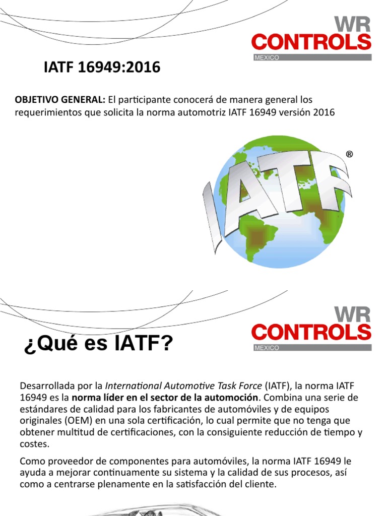 Introduccion A La Norma Iatf 16949 | PDF