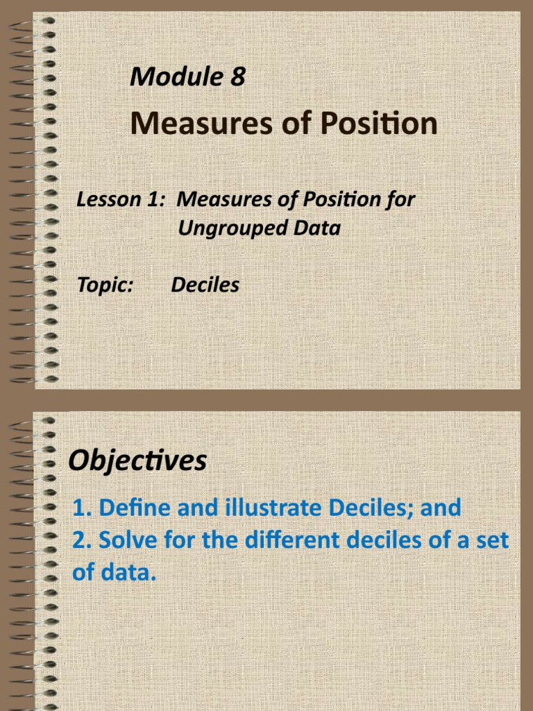 Math G10-Deciles | PDF | Median | Mathematics