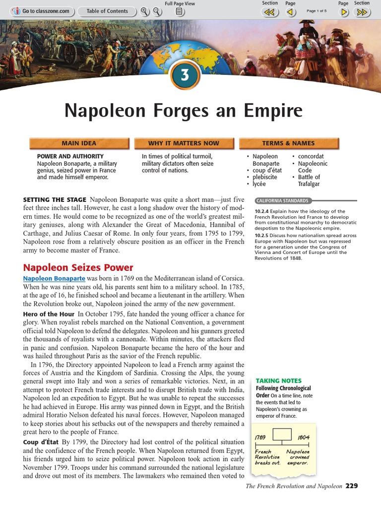 Napoleon's Rise to Power in France | PDF | Napoleon | First French Empire