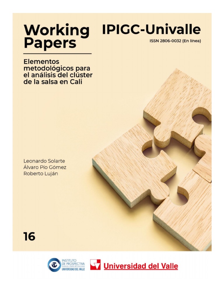 Working Papers 16 - Análisis Del Clúster de La Salsa en Cali | PDF