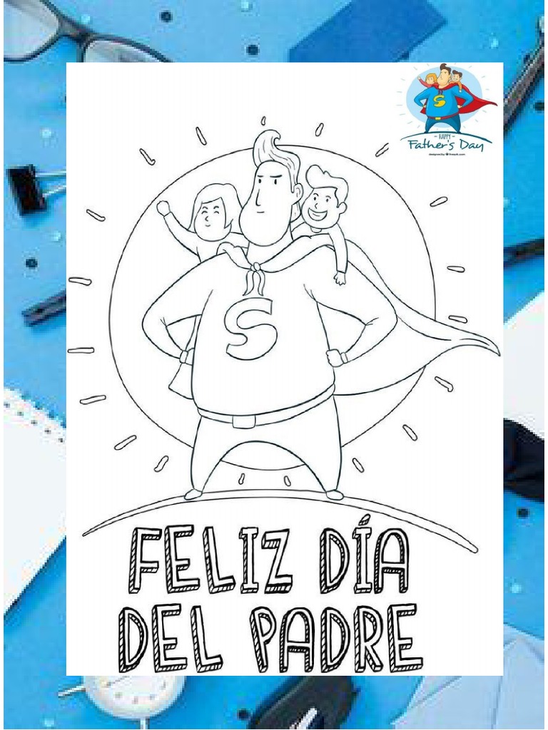 Dibujos Para El Dia Del Padre Pdf