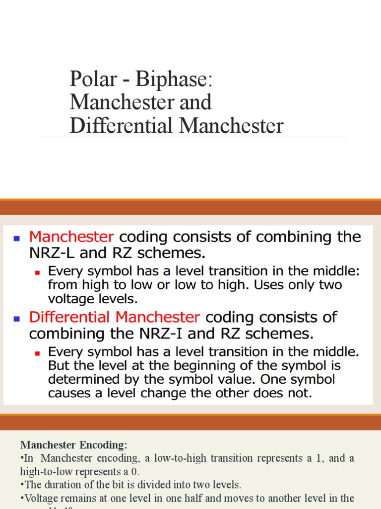 Polar Biphase Line Encoding | PDF | Telecommunications | Bit