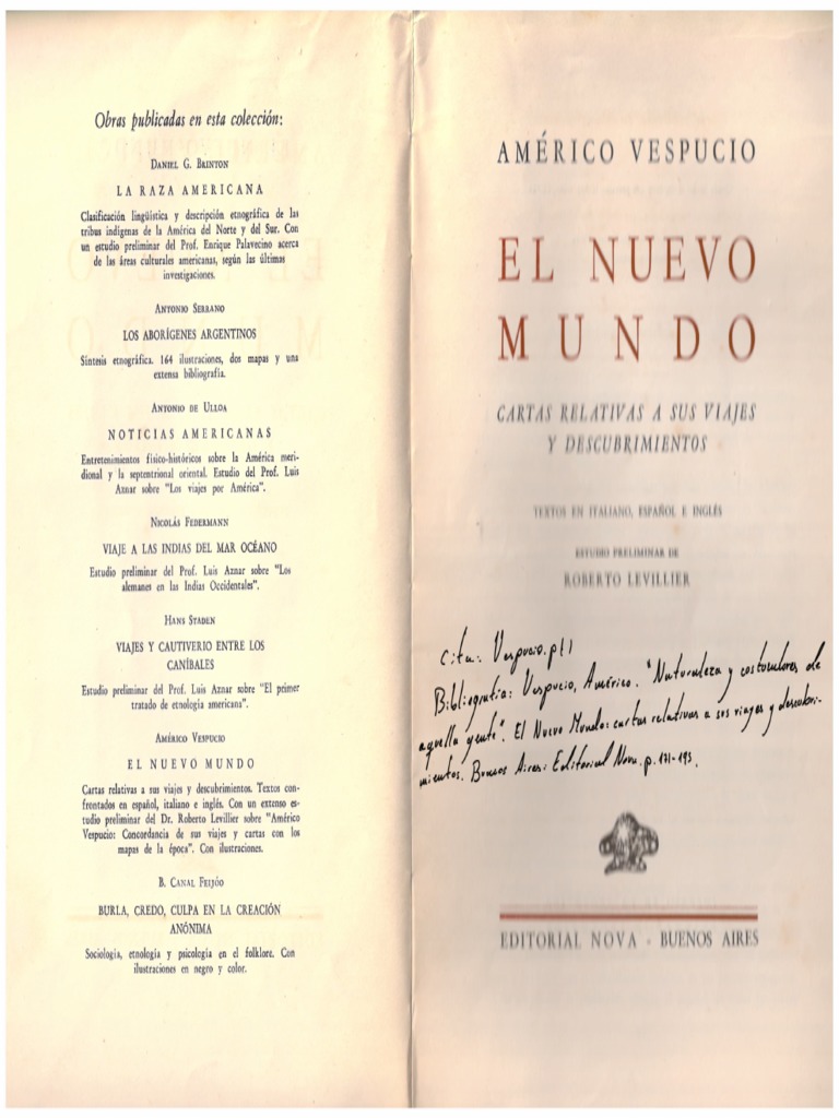 Mundus Novus | PDF
