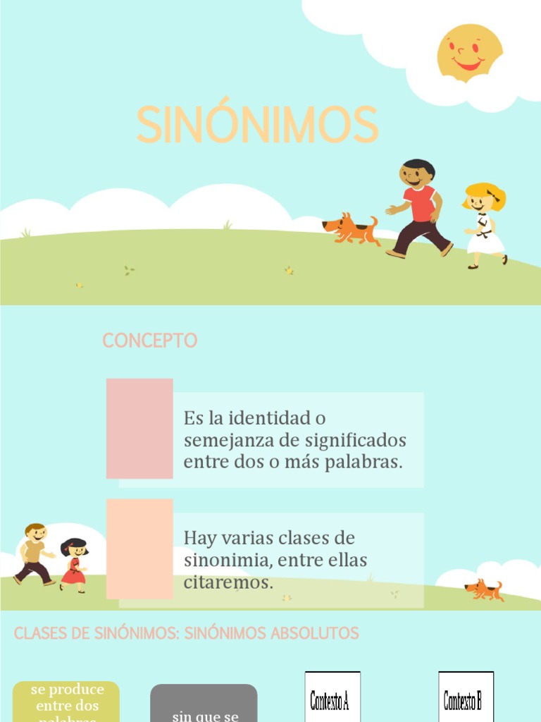 Clases de Sinónimos y su Uso | PDF