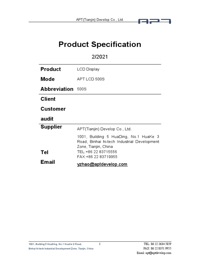 500S - Specifications BAFANG 2021.2 | PDF | Electrical Engineering | Electricity