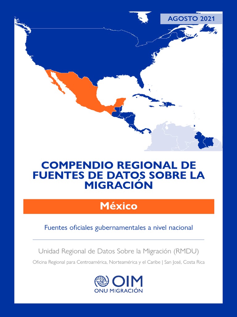 Mexico - Compendio Regional de Fuentes de Datos Sobre La Migracion ...