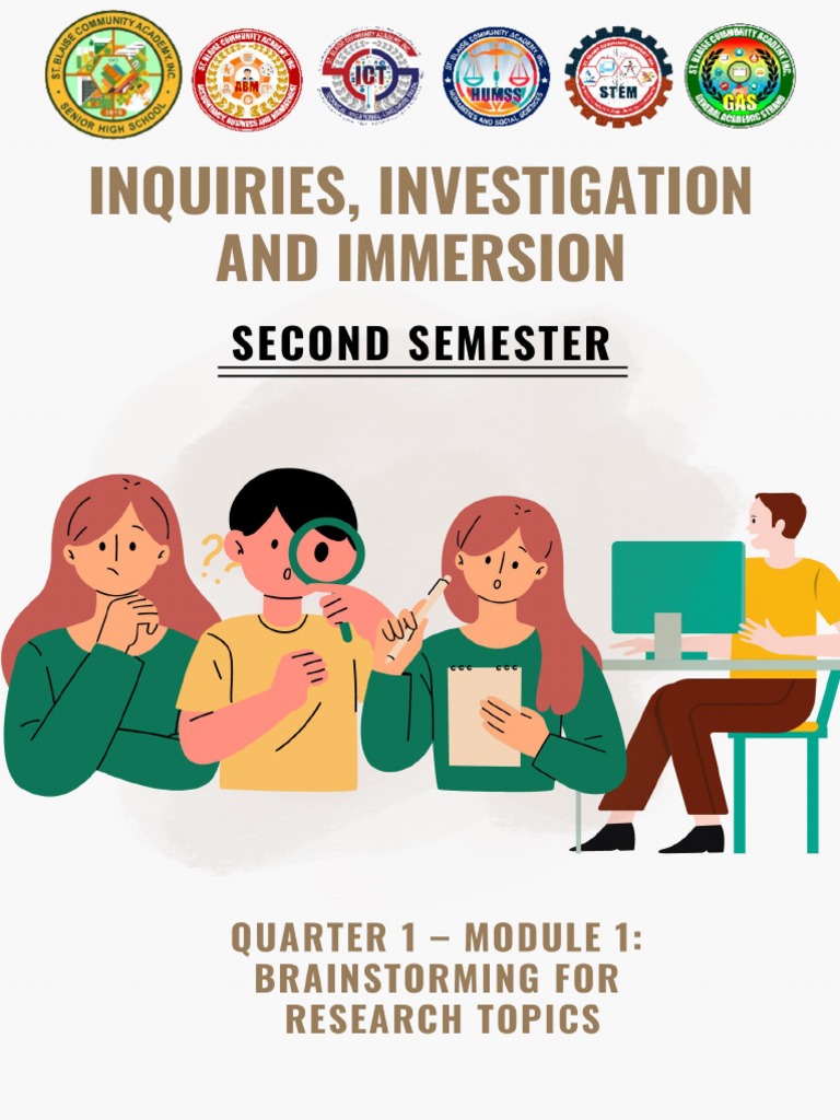 Iii-Q1 Module 1 | PDF | Brainstorming | Methodology