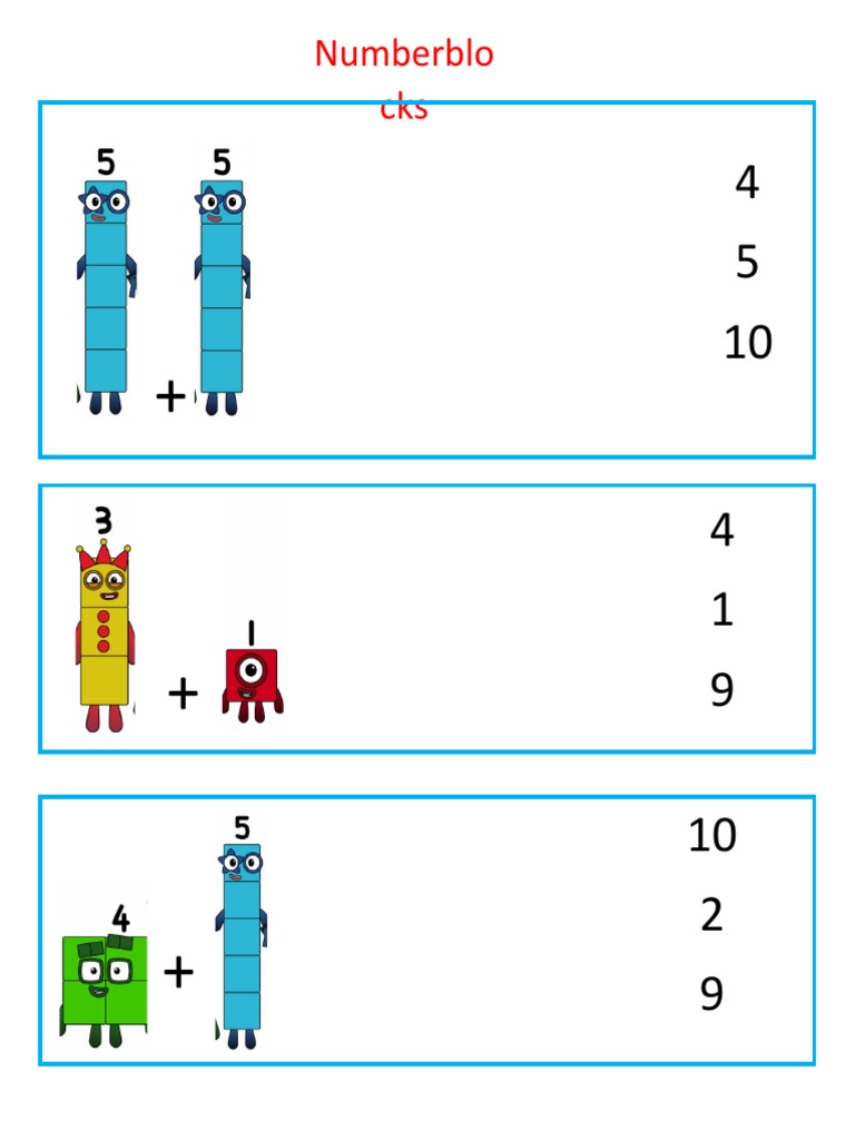 Numberblocks | PDF