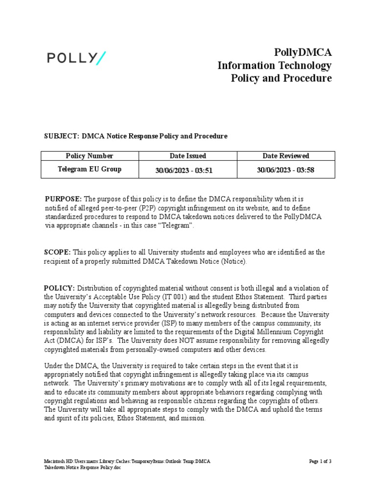 DMCA-Notice-from-ISP-PDF-Download Copia 2 | PDF | Online Copyright ...