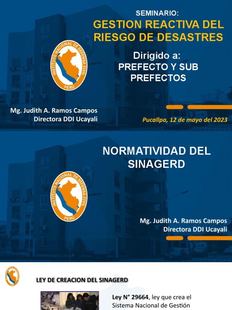 003 Sinagerd 12 May 2023 Prefectura | PDF | Defensa Civil | Riesgo