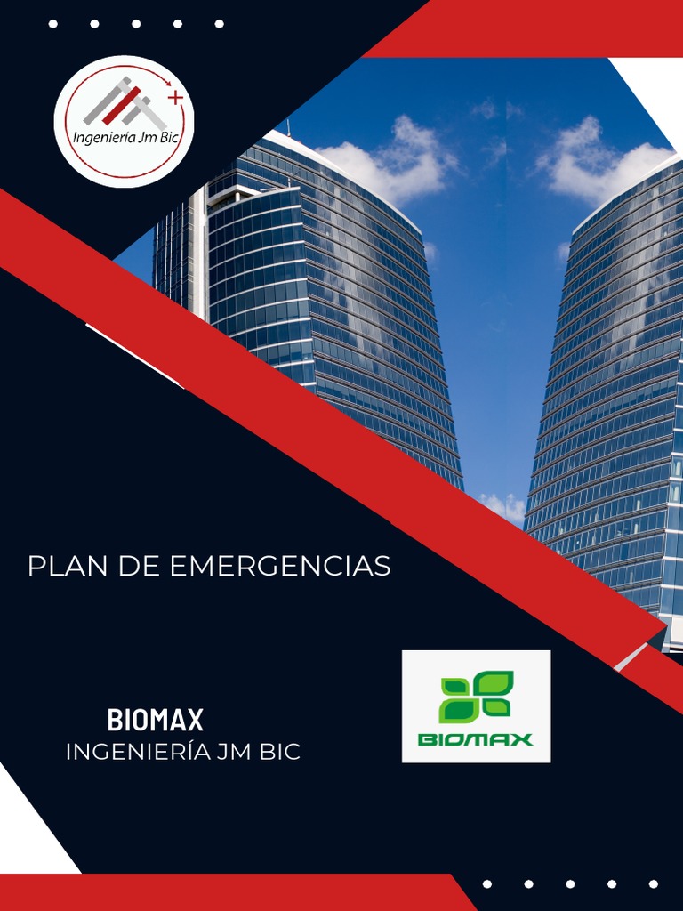Plan de Emergencias Biomax | PDF | Emergencia | Riesgo