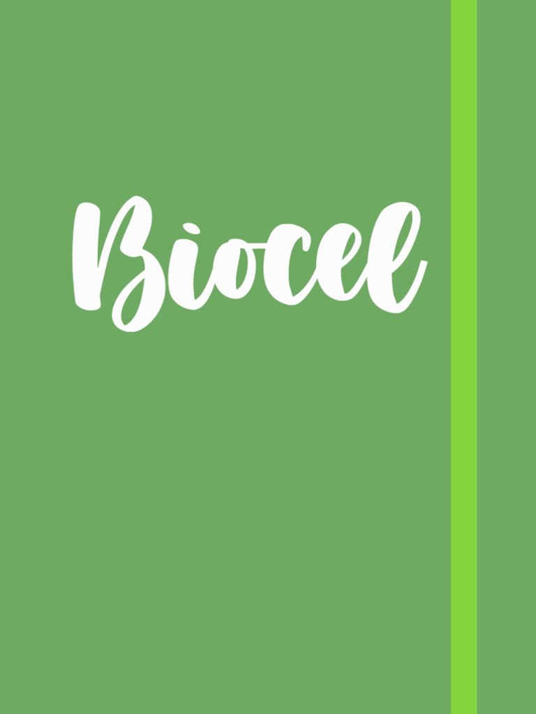 Biocel 1 | PDF | Membrana celular | Enlace de hidrógeno