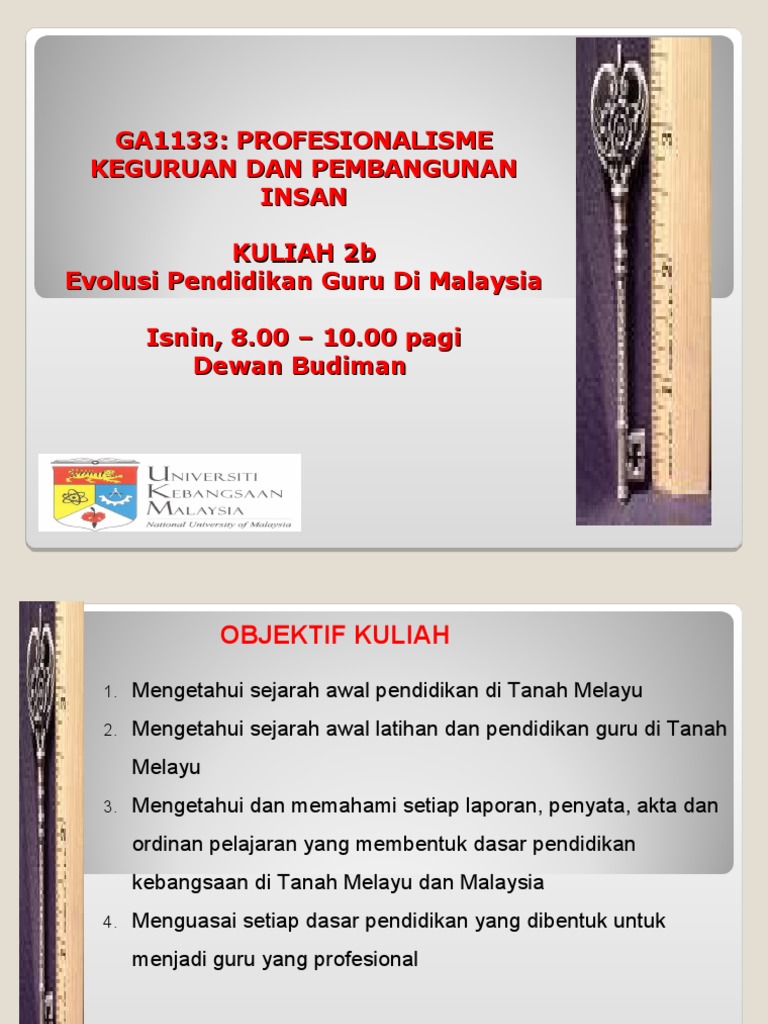 Kuliah 2b.evolusi Pendidikan Guru Dulu-Kini | PDF