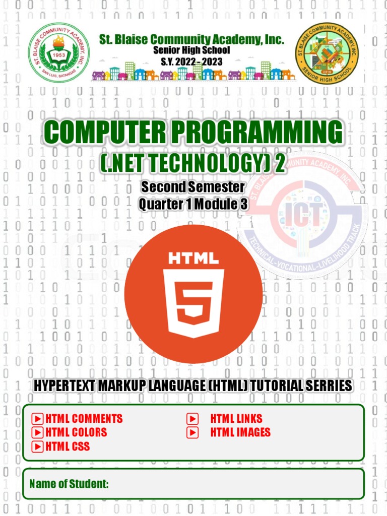 CP2-Q1 Module 3 | PDF | Html Element | Html CP2-Q1 Module 3 | PDF | Html Element | Html