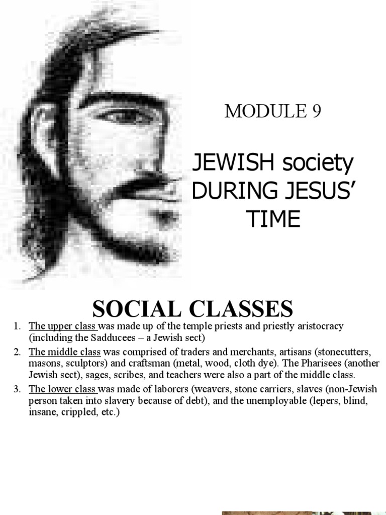 Jewish Society in Jesus' Time | PDF | Second Temple | Synagogue